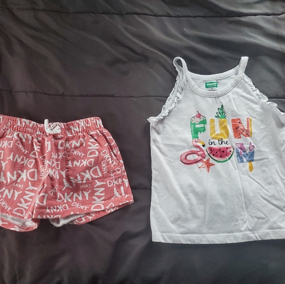 Dkny | Matching Sets | Girl 7 Dkny Shorts And Tank | Poshmark